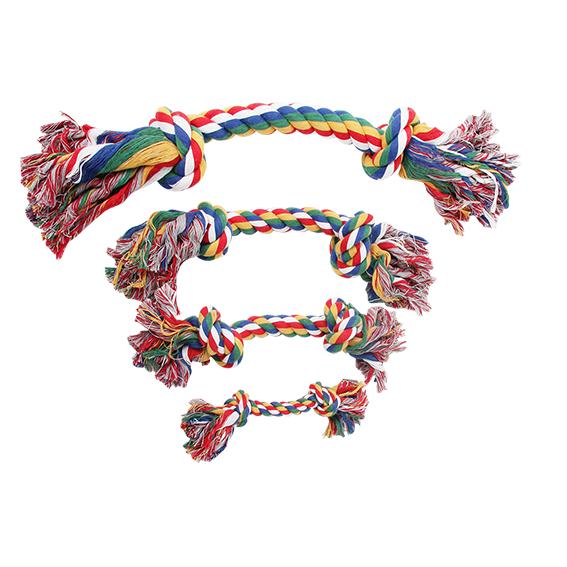 Pawise Rope Bones with 3 Knots – Multi Colour– Shop4Deals